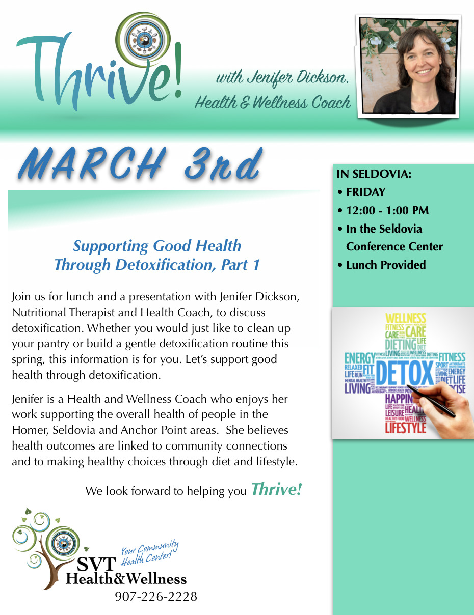 Thrive - Supporting Good Health through Detoxification, Part 1 ...